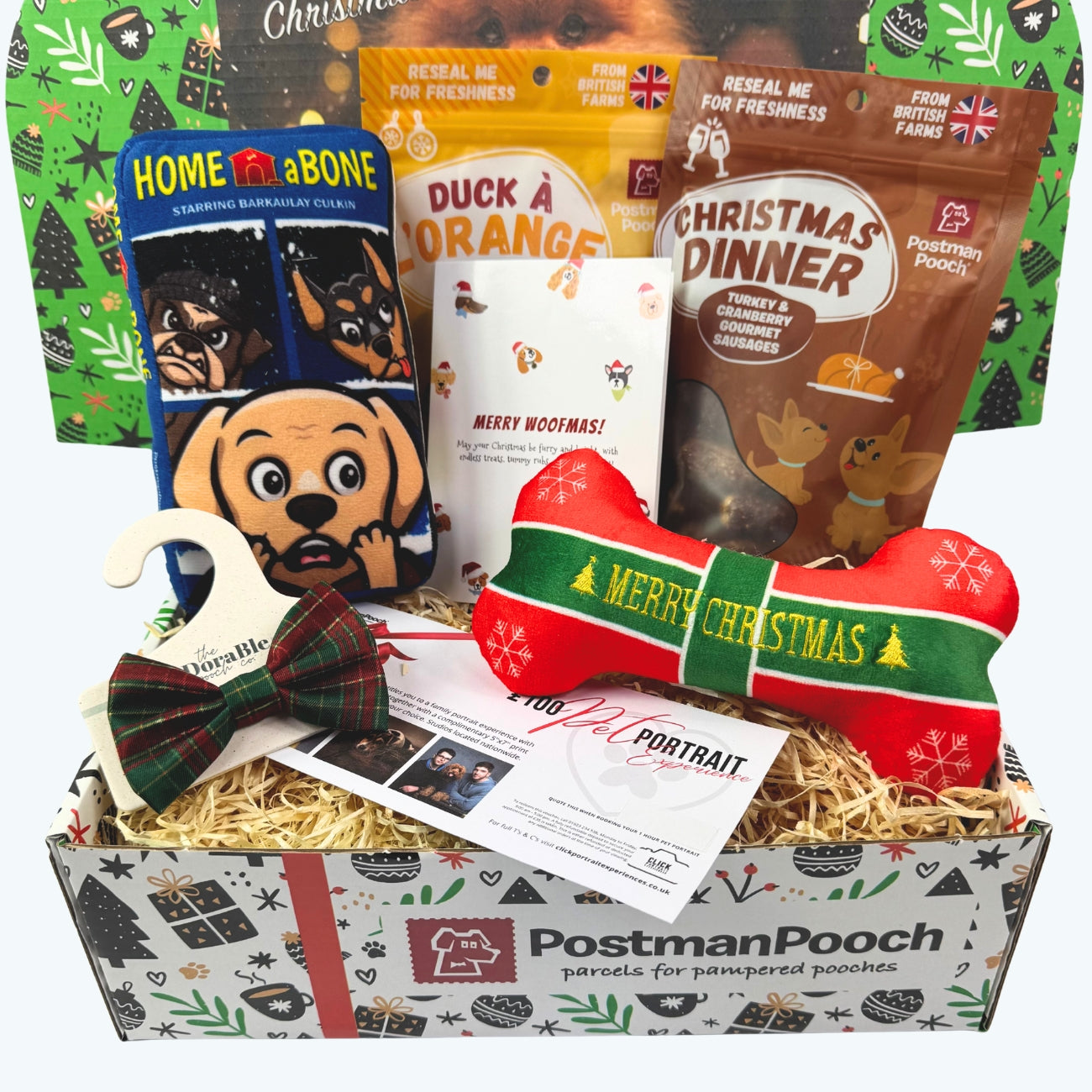 Home aBone Dog Christmas Box | Limited Edition Gift for Dogs